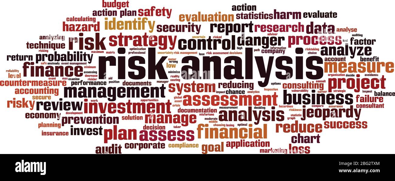 Risk Analysis Cloud Concept Collage Made Of Words About Risk Analysis
