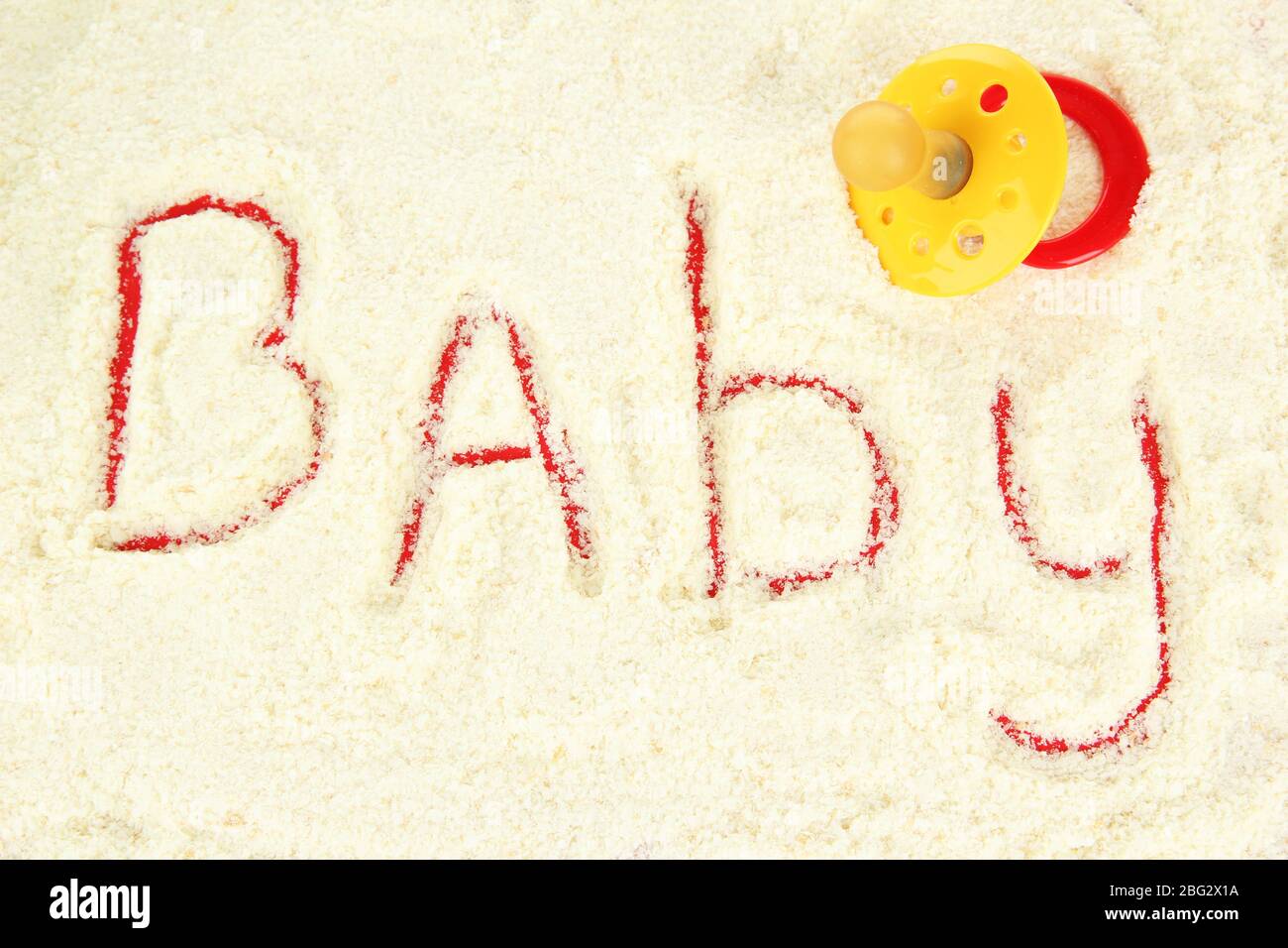 Word baby milk hi-res stock photography and images - Alamy