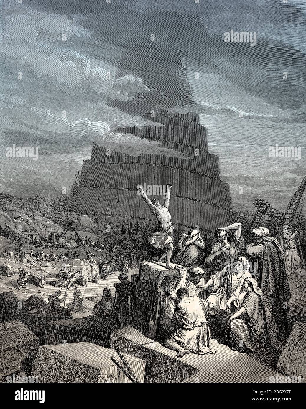 Tower of babel hi-res stock photography and images - Alamy