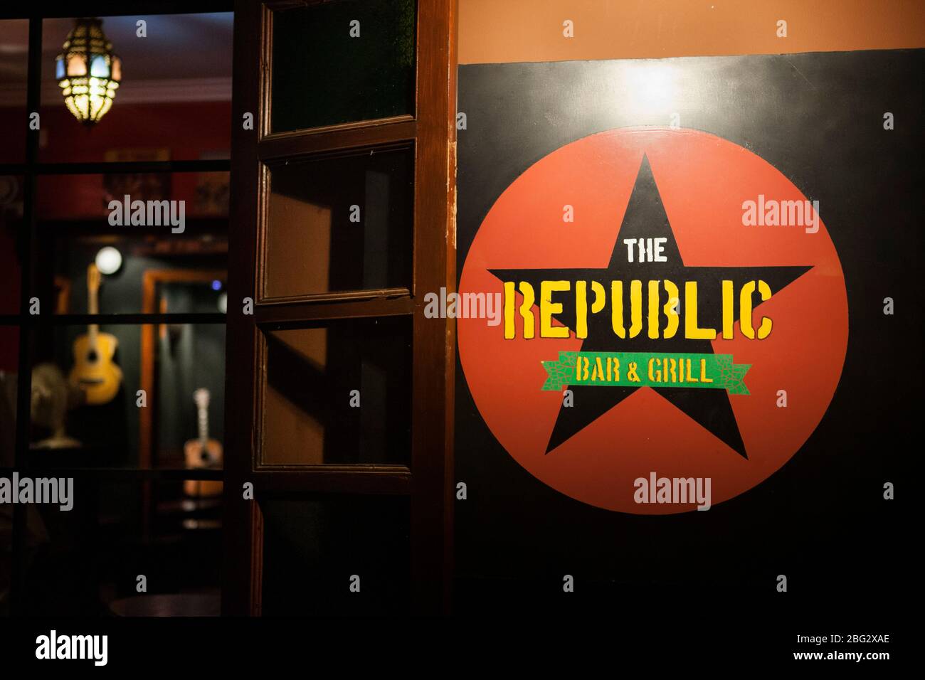 The Republic Bar and Grill, Accra, Ghana Stock Photo - Alamy