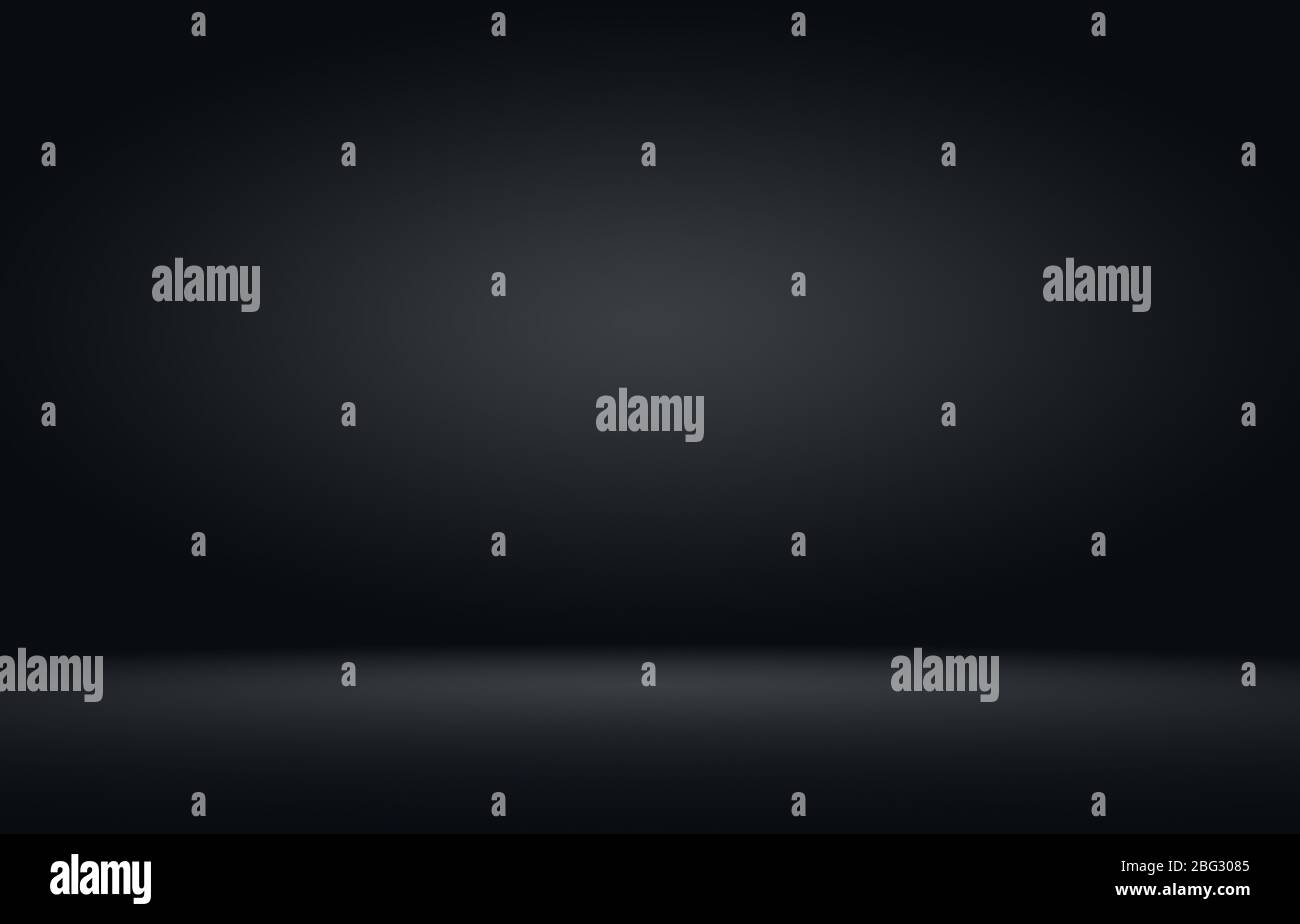 Product showcase spotlight on black gradient background Stock Photo - Alamy