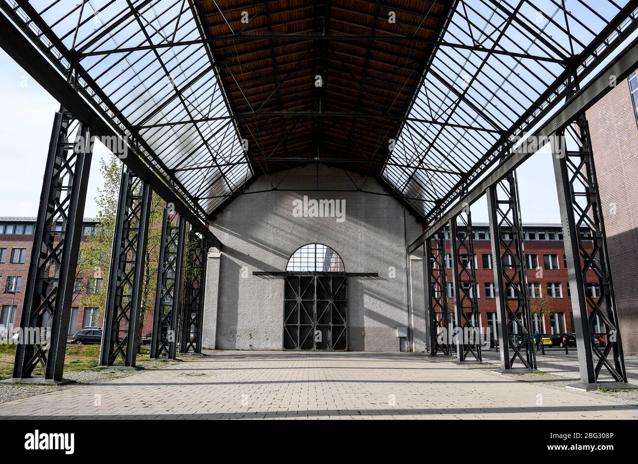 Remains of old production hall hi-res stock photography and images - Alamy