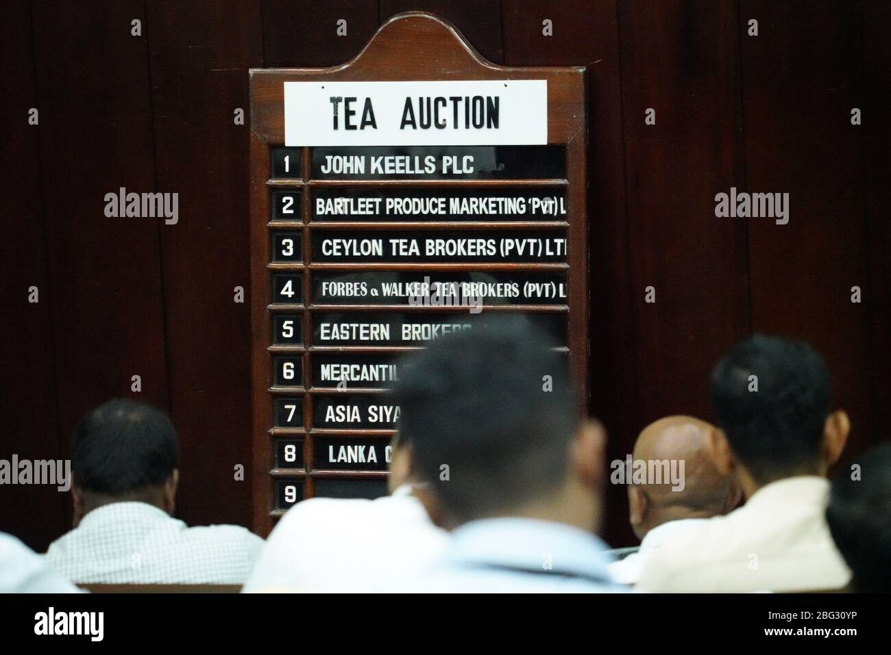 Colombo tea auction hi-res stock photography and images - Alamy