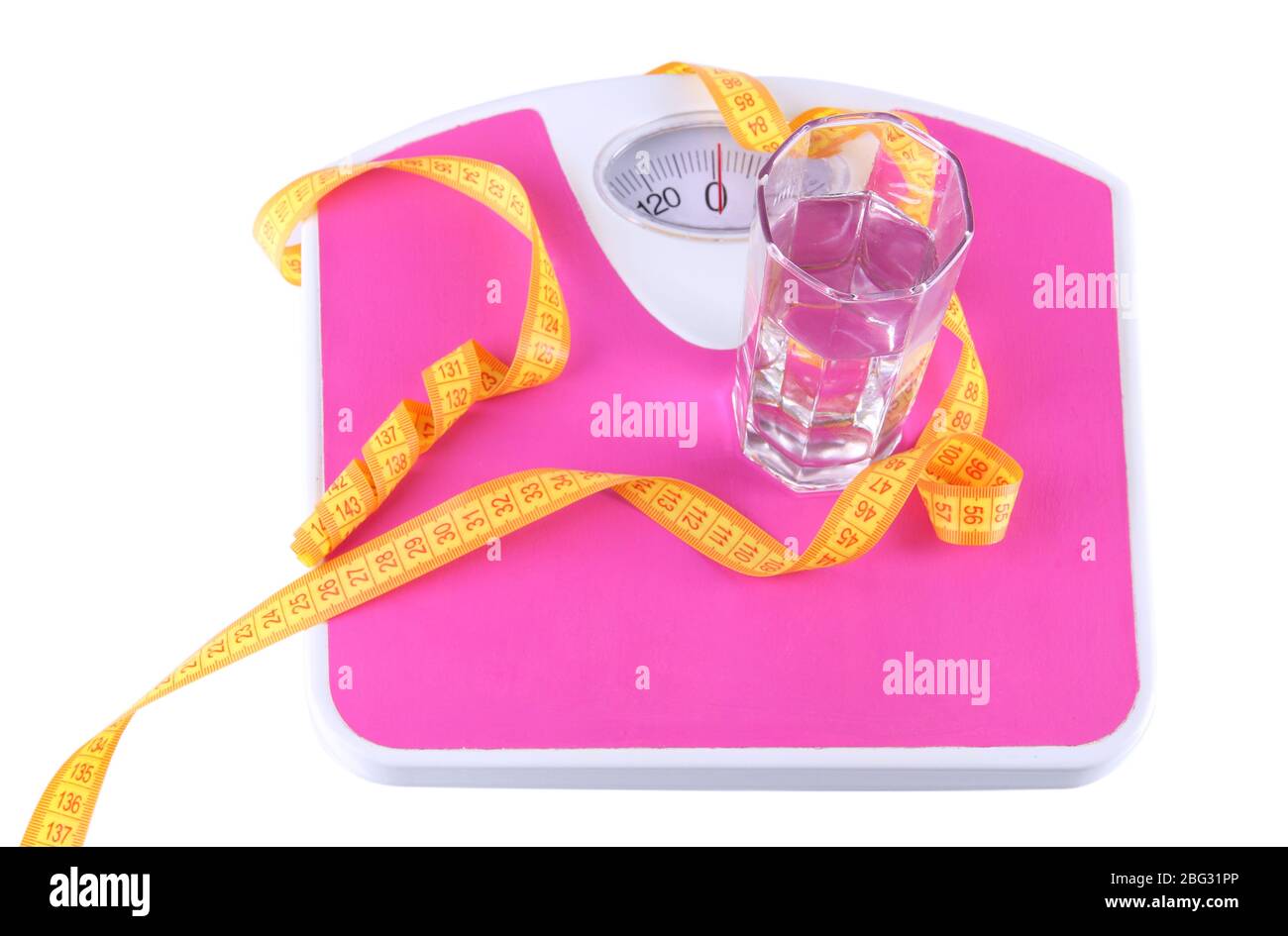 Calorie scales Cut Out Stock Images & Pictures - Alamy