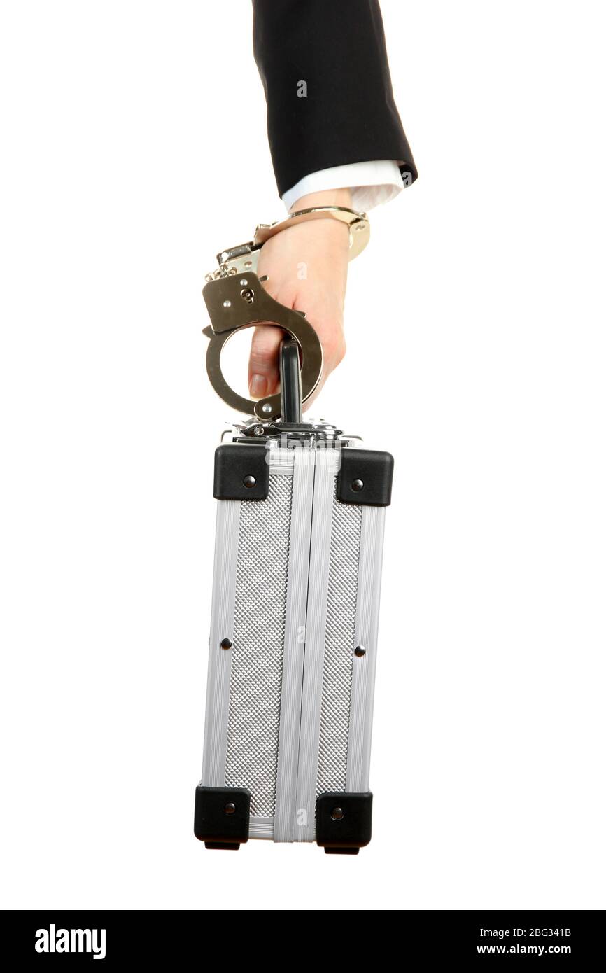 Metal Briefcase With Handcuff