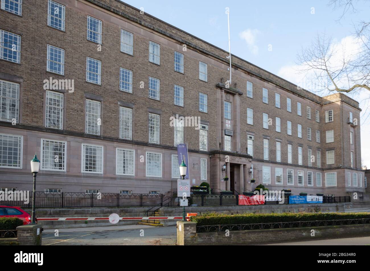Chester, UK: Mar 1, 2020: The Riverside Campus of The University of ...