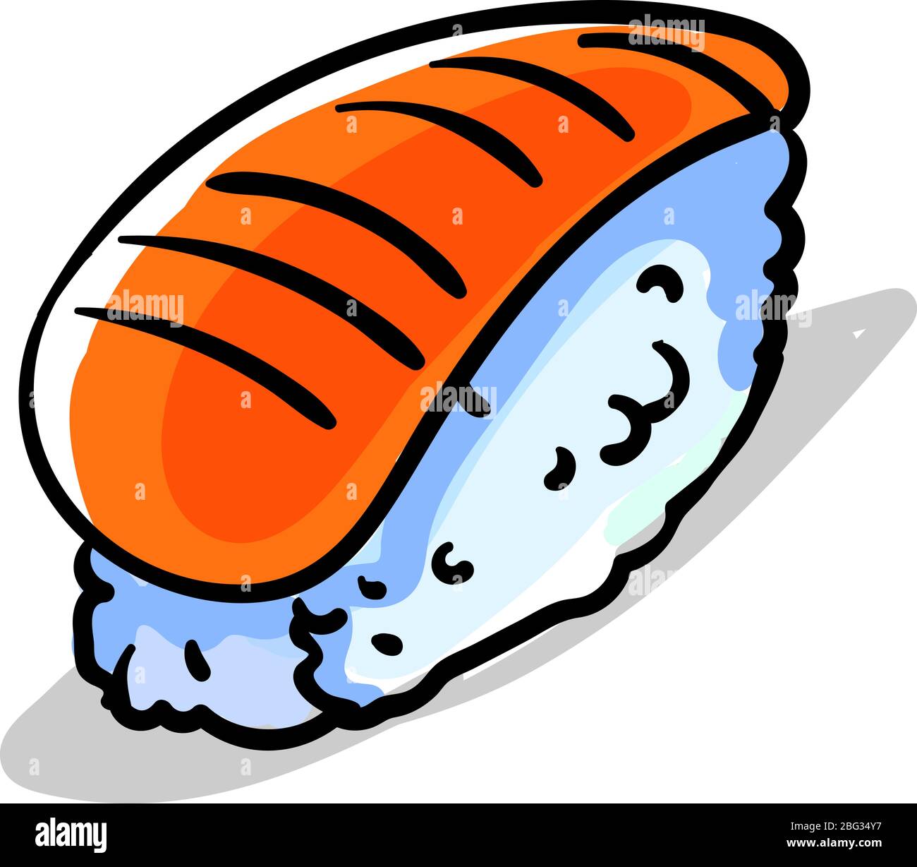 Sushi cartoon hi-res stock photography and images - Alamy