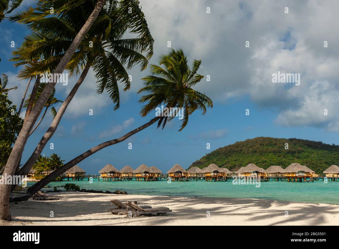 Pearl Beach Resort bungalows Stock Photo - Alamy