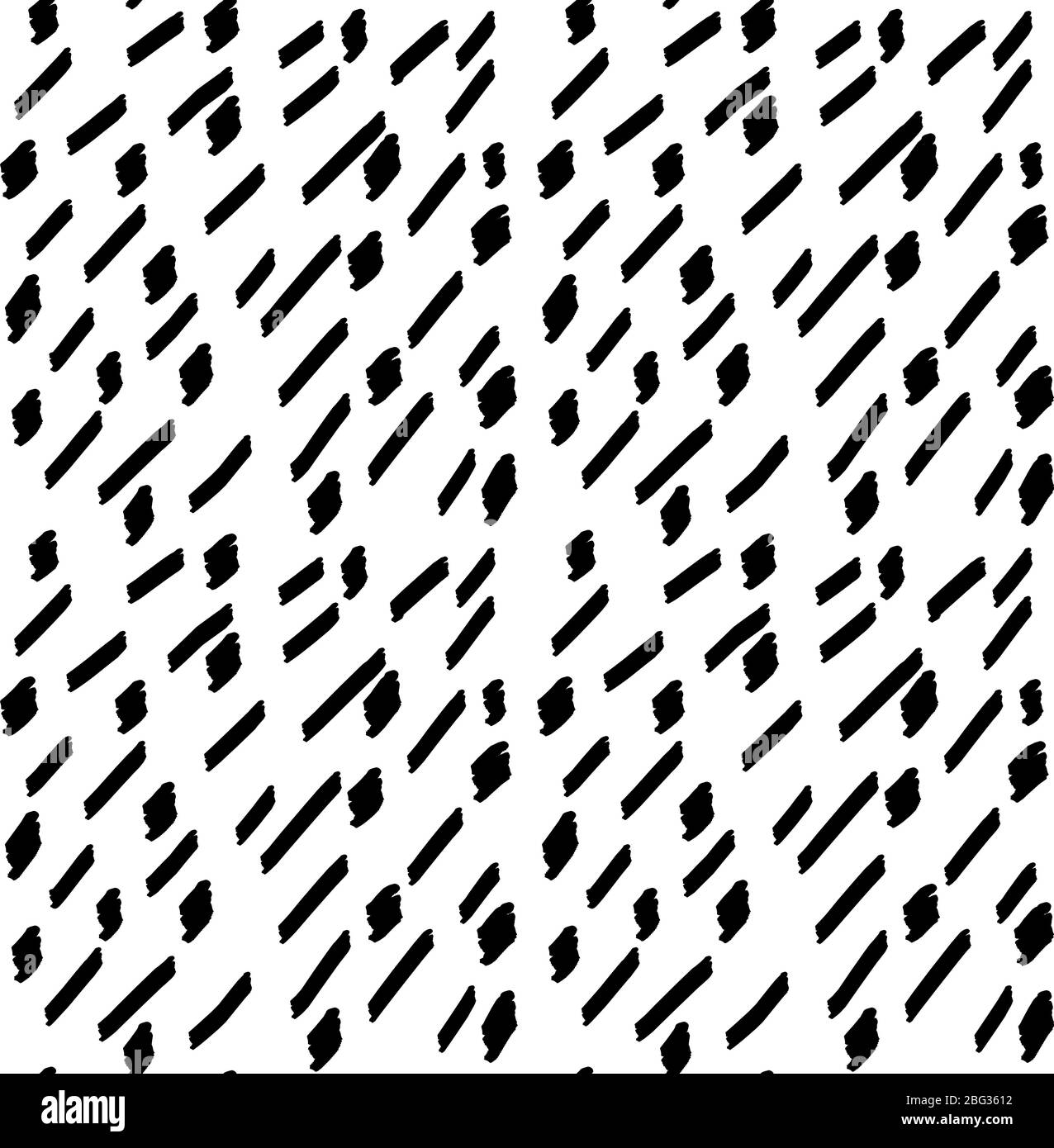 Squiggles hand draw, illustration, vector on white background Stock ...