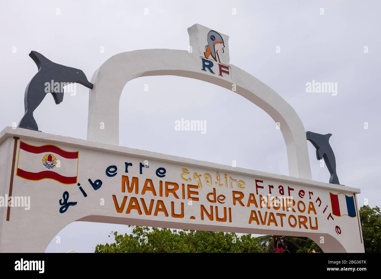 Rangiroa, Tuamotu Archipelago, French Polynesia Stock Photo - Alamy
