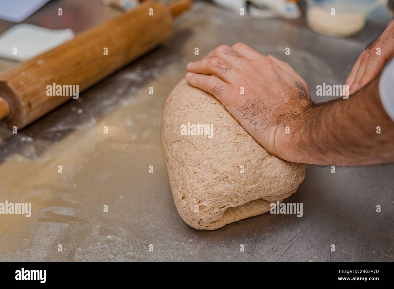 Commercial bread making industrial bakery hi-res stock photography and ...