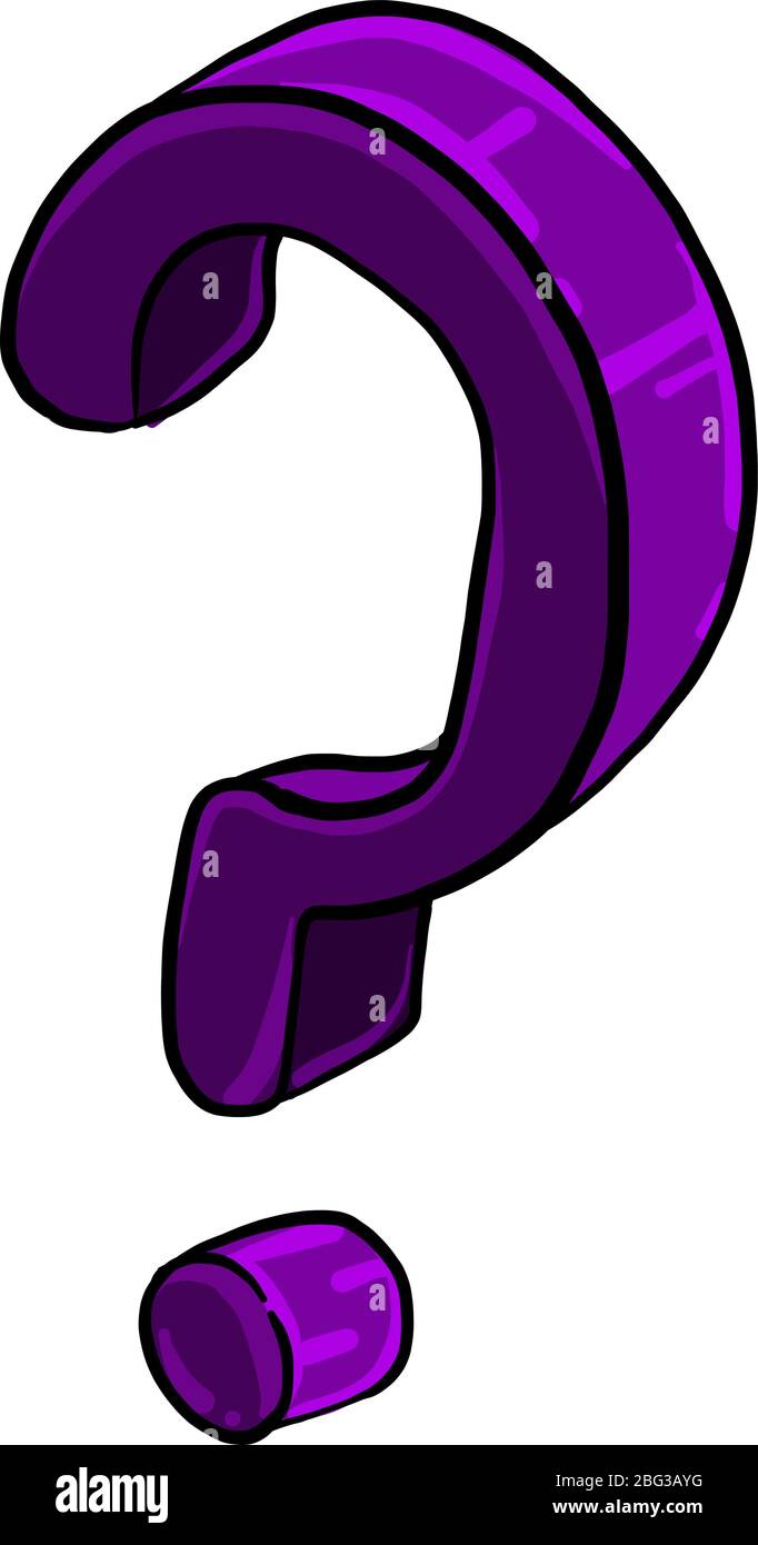 Purple Question Mark Clipart