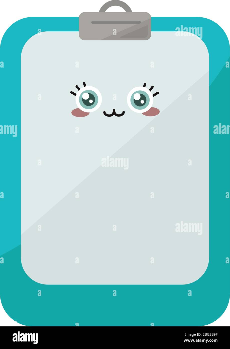 Blue notebook, illustration, vector on white background Stock Vector ...