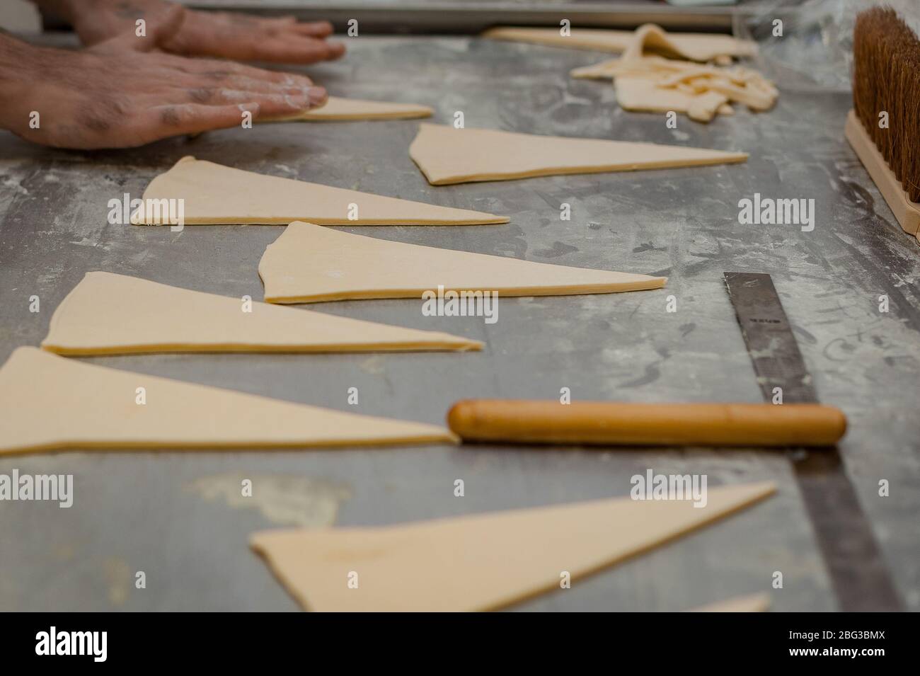 Croissants In The Making High Resolution Stock Photography and Images ...