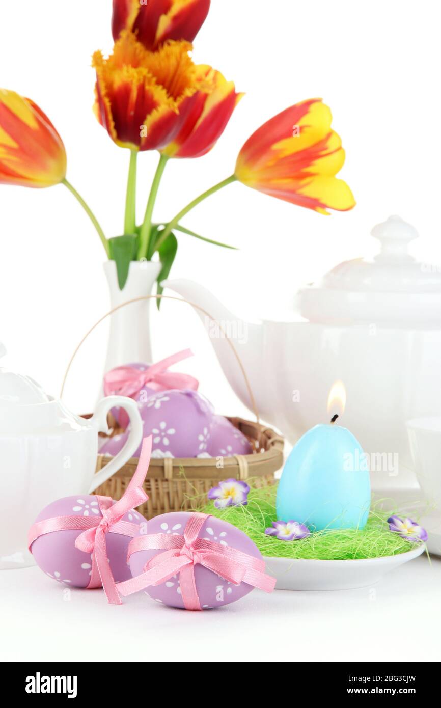 Traditional festive place setting Cut Out Stock Images & Pictures - Alamy