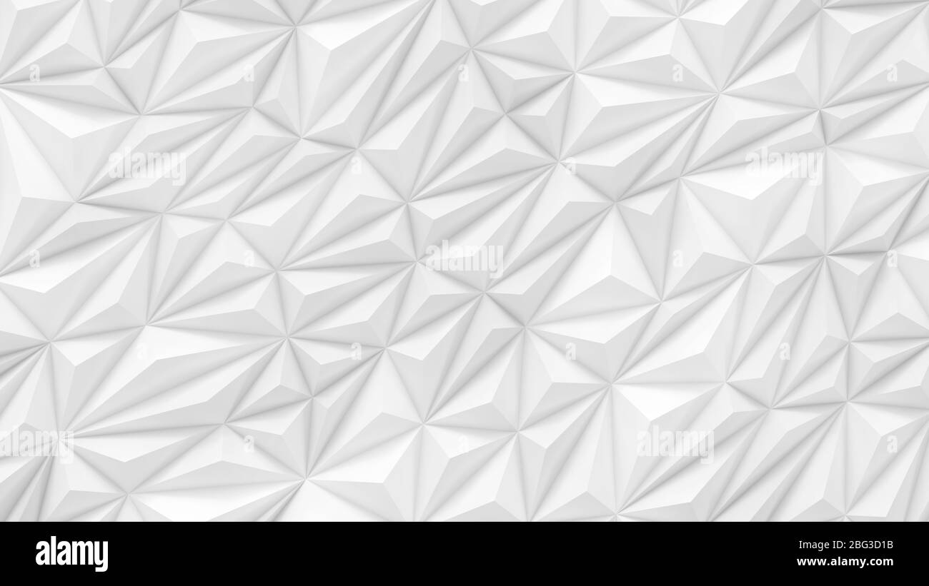 white low poly background abstract with copy space 3d render ...