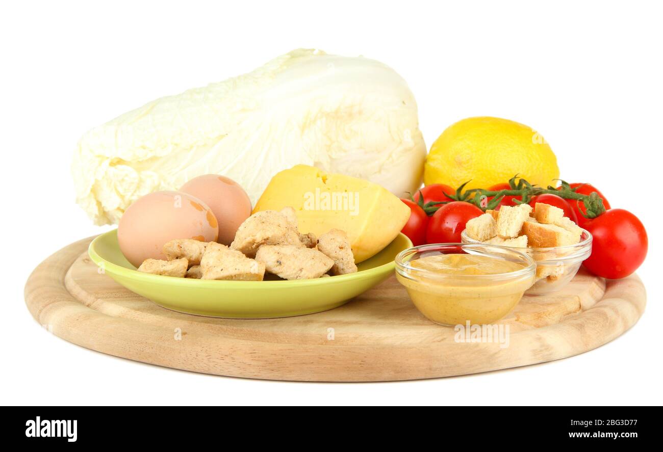 Ingredients for cooking kebab, isolated on white Stock Photo - Alamy