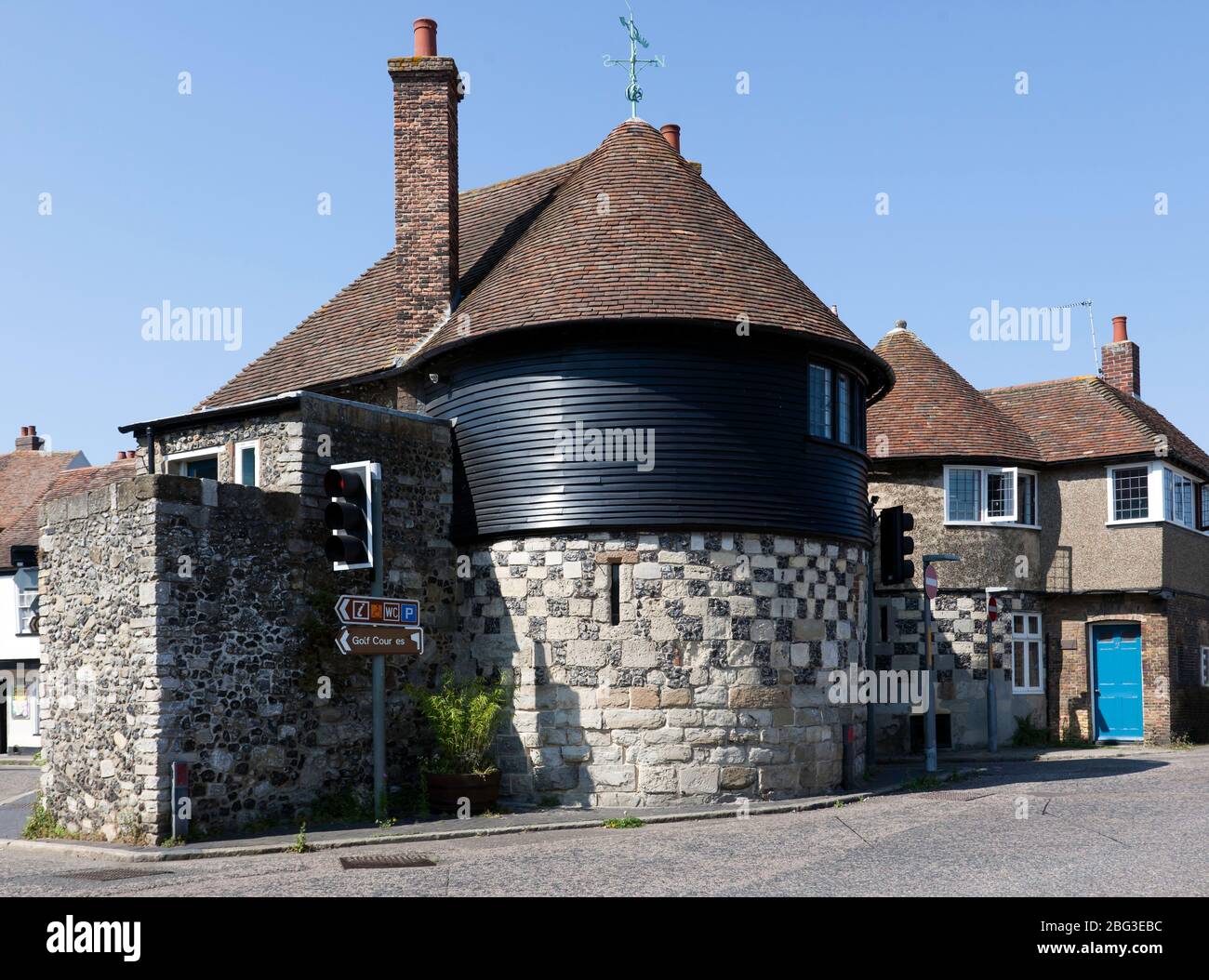 The Barbican, Sandwich, Kent Stock Photo - Alamy
