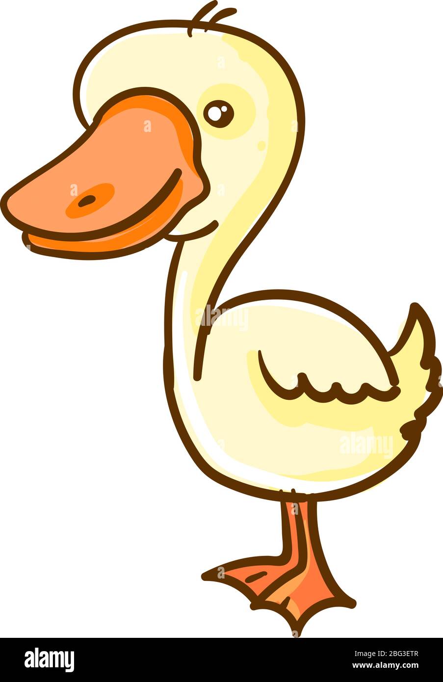 Goose with goslings Stock Vector Images - Alamy