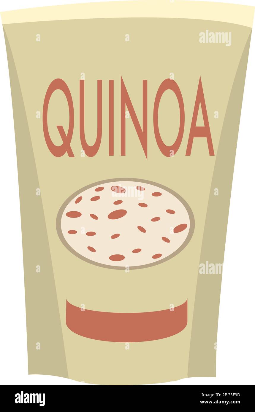 Quinoa, illustration, vector on white background Stock Vector Image ...