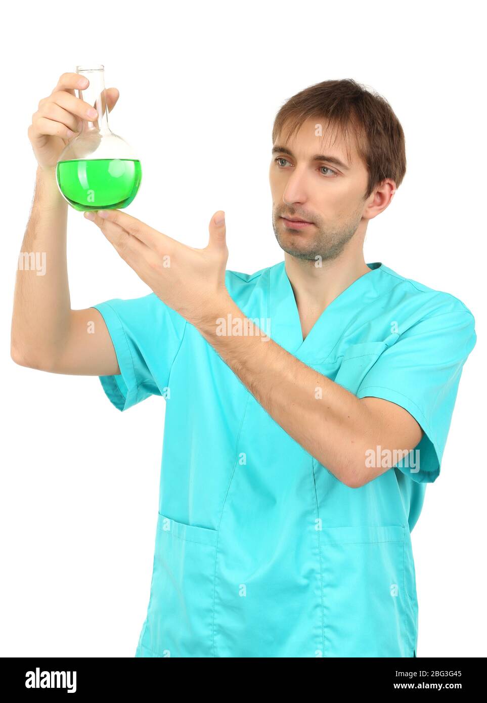 Assayer isolated on white Stock Photo - Alamy