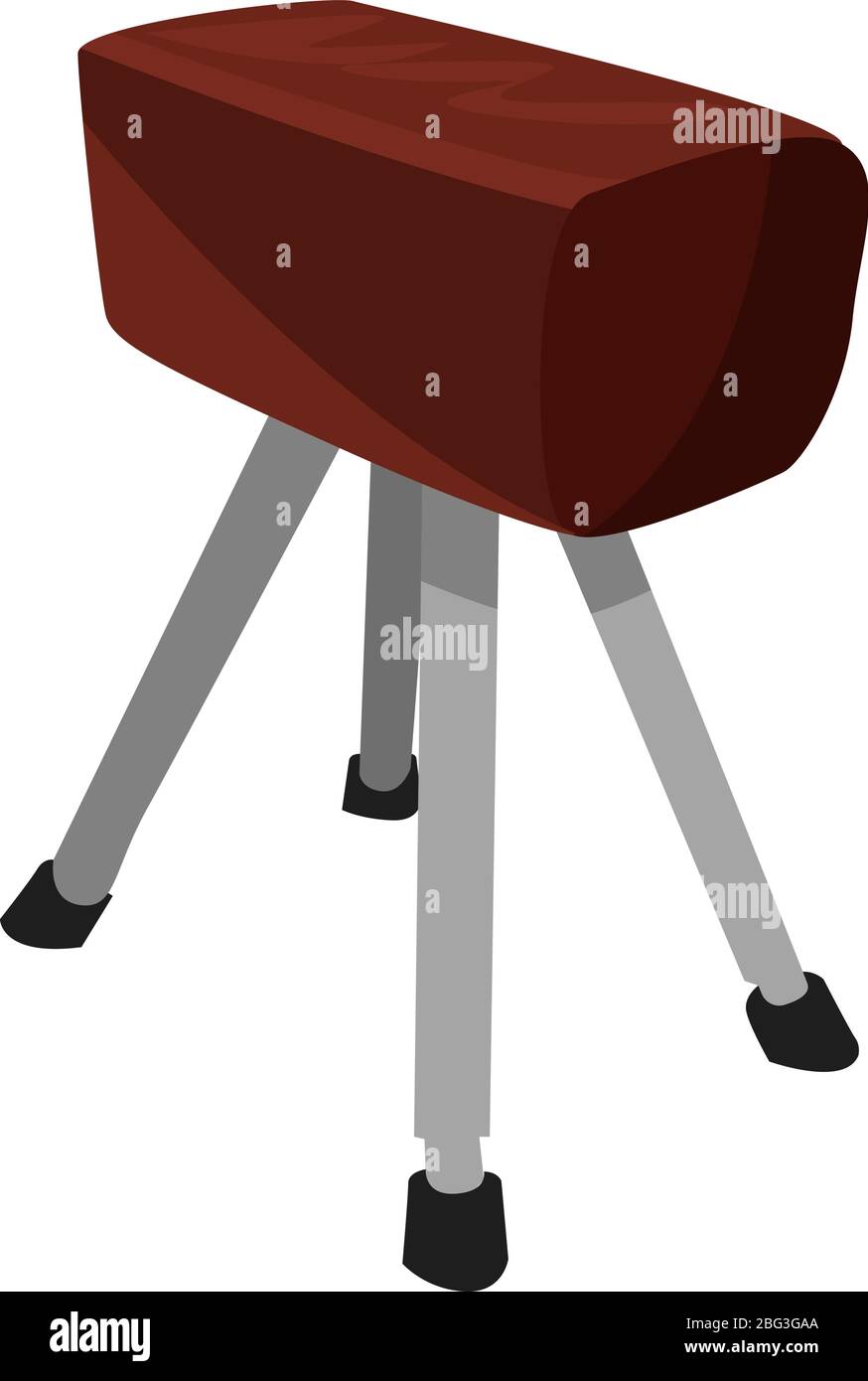 Skipping goats, illustration, vector on white background Stock Vector ...