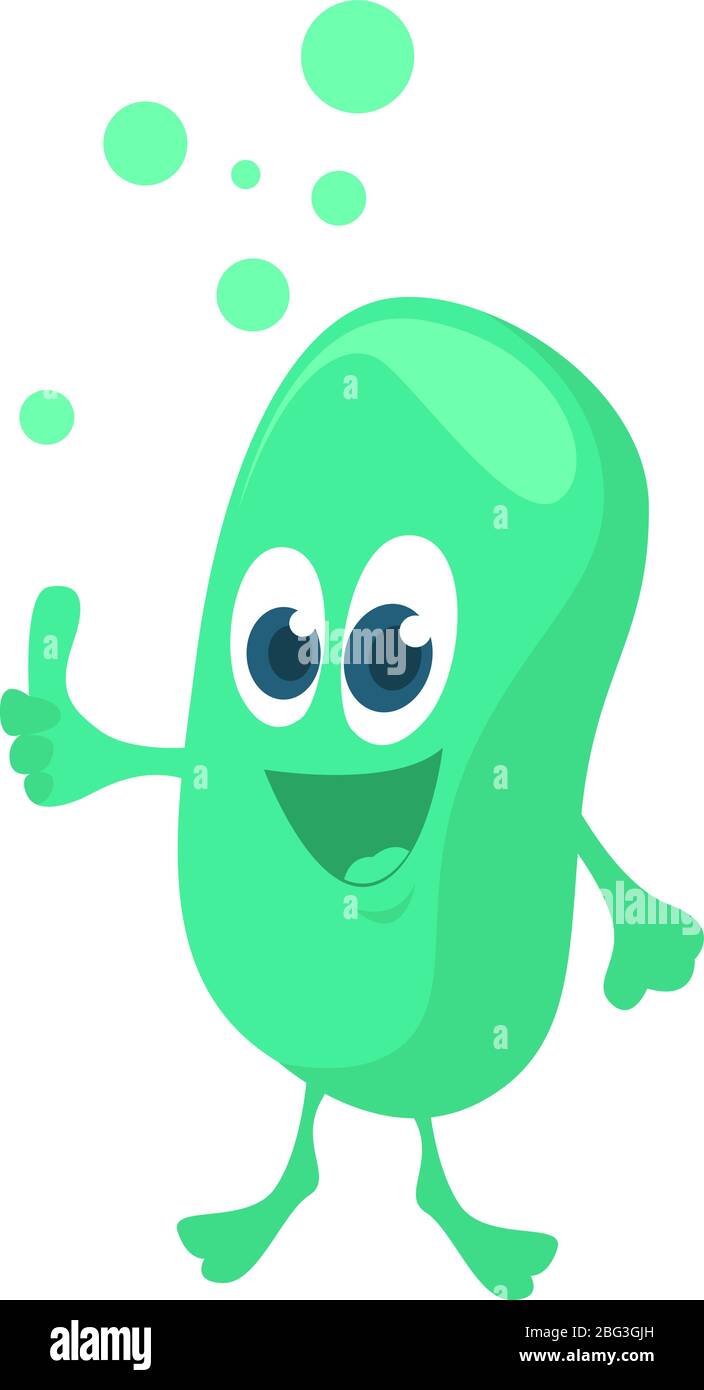 Clean green soap Stock Vector Images - Alamy