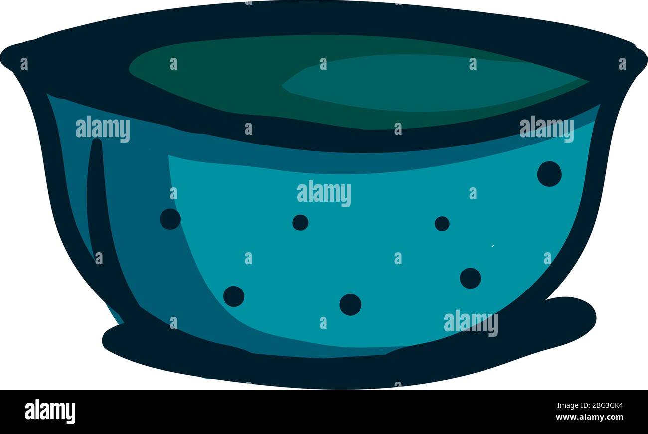 Cartoon dish, illustration, vector on white background Stock Vector ...