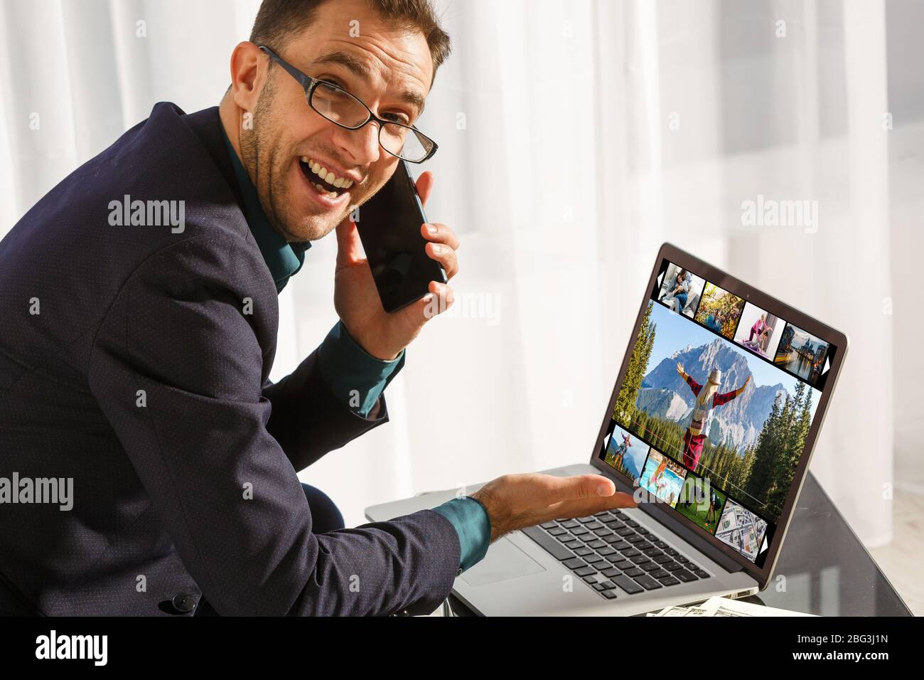 Man switching tv channels night hi-res stock photography and images - Alamy