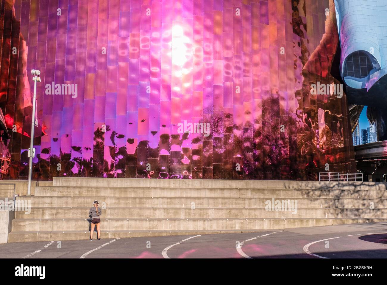 Empty street in downtown Seattle due to Coronavirus Stay at Home order ...