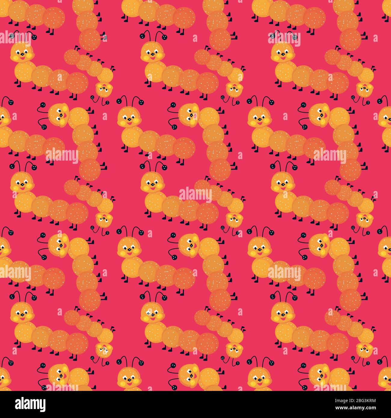 Worms pattern, illustration, vector on white background Stock Vector ...