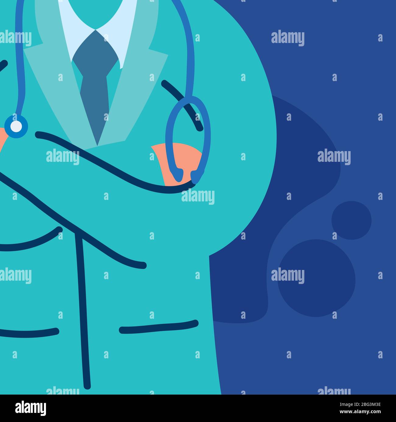 doctor suit and stethoscope icon Stock Vector Image & Art - Alamy