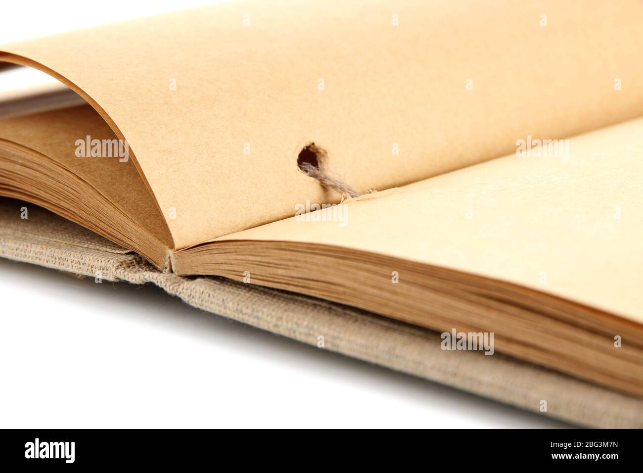 Beautiful old notebook close up Stock Photo - Alamy