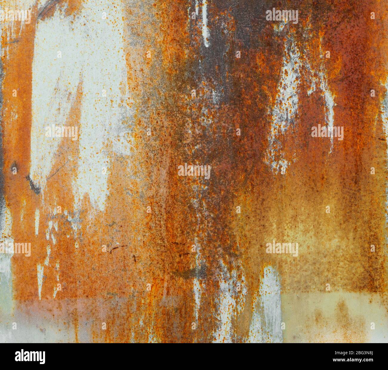 Old damaged metal plate on factory wall texture Stock Photo - Alamy