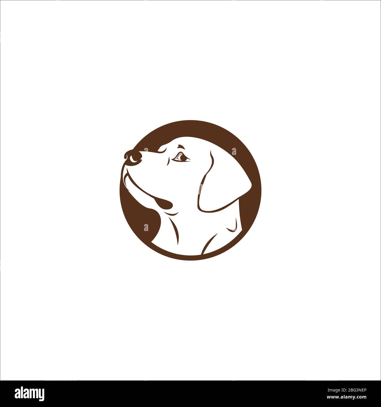Animal dog logo vector design templates Stock Vector Image & Art - Alamy