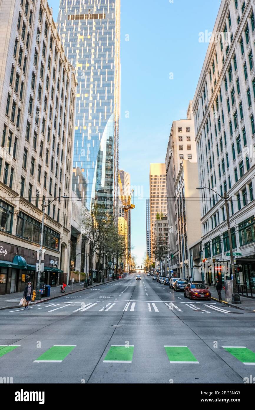 Downtown seattle covid hi-res stock photography and images - Alamy