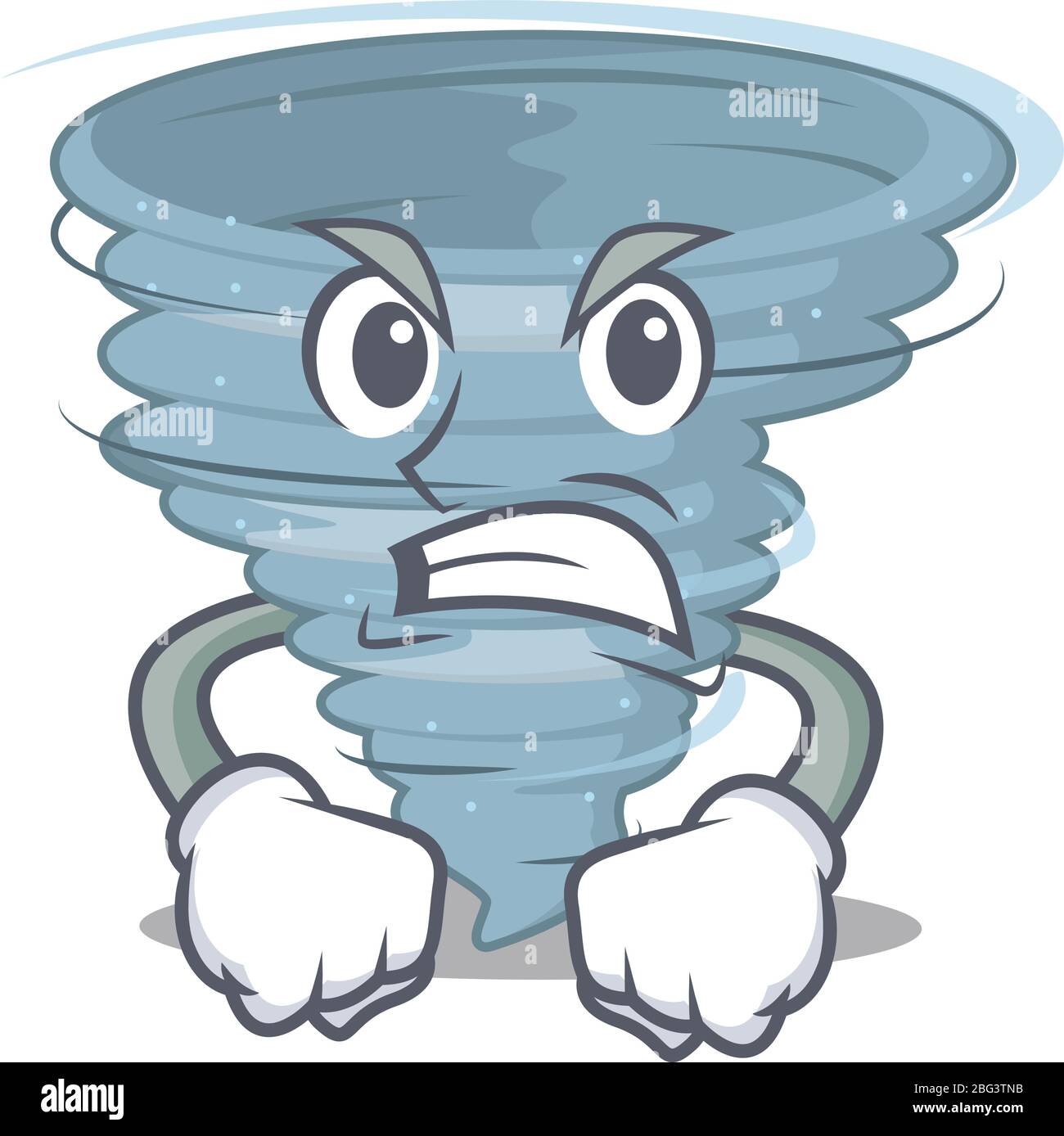 Mascot design concept of tornado with angry face Stock Vector Image & Art - Alamy