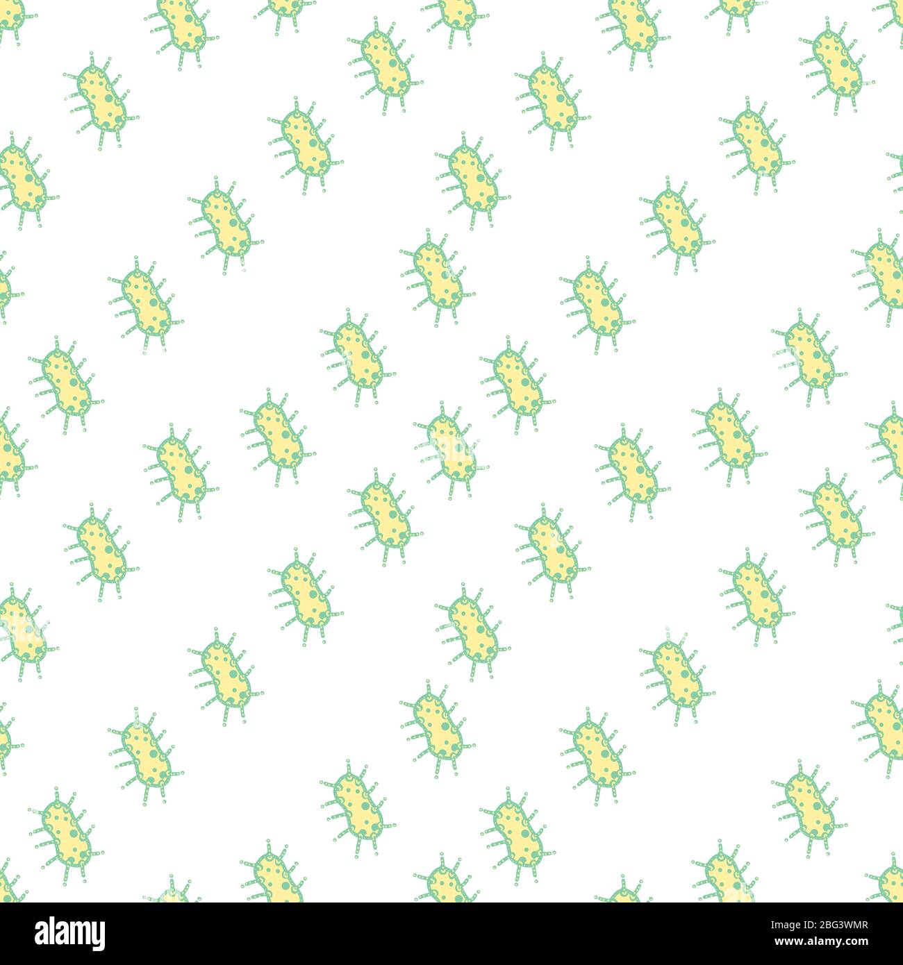 Background of viruses, illustration, vector on white background Stock ...