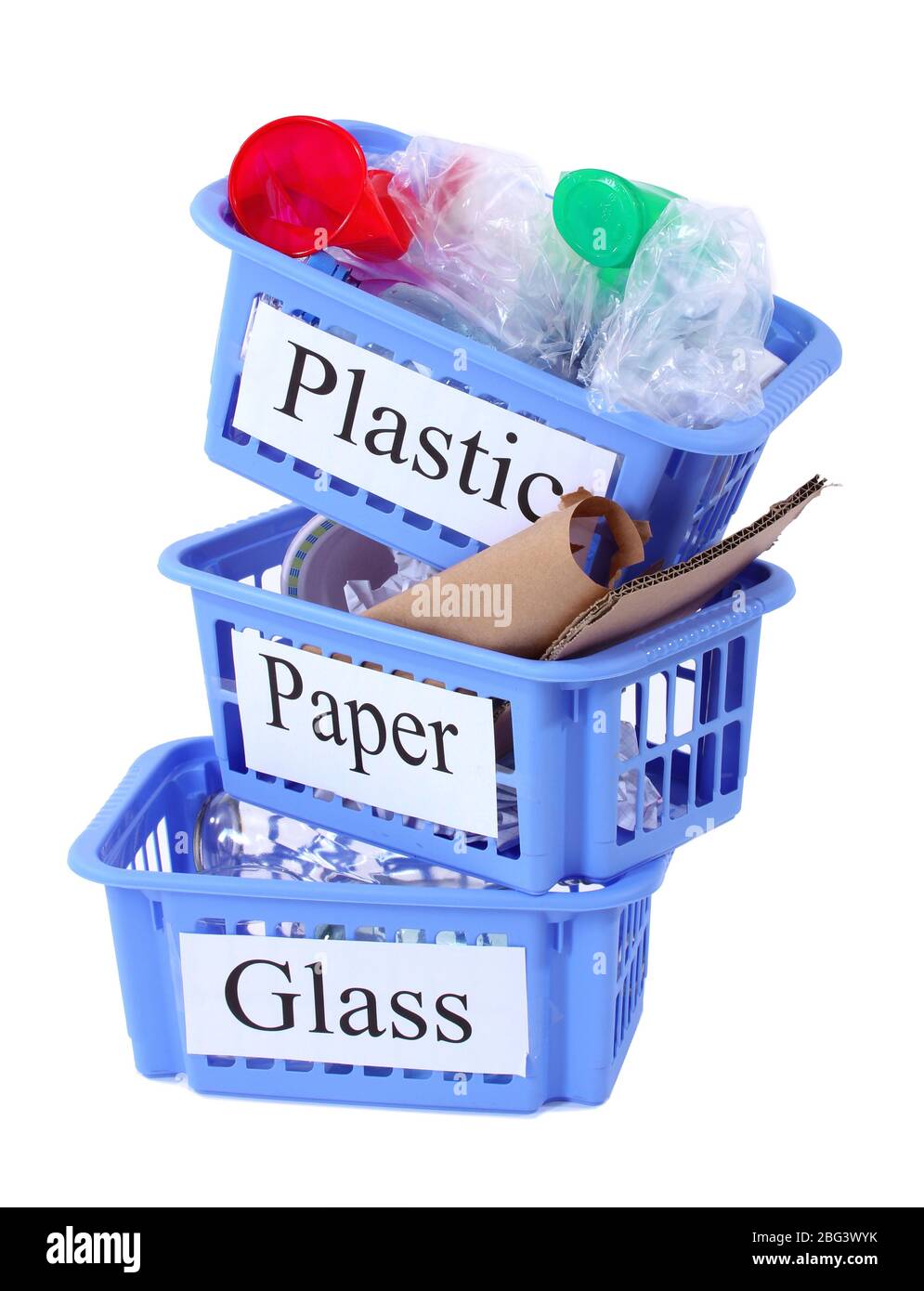 Assorted baskets Cut Out Stock Images & Pictures - Alamy