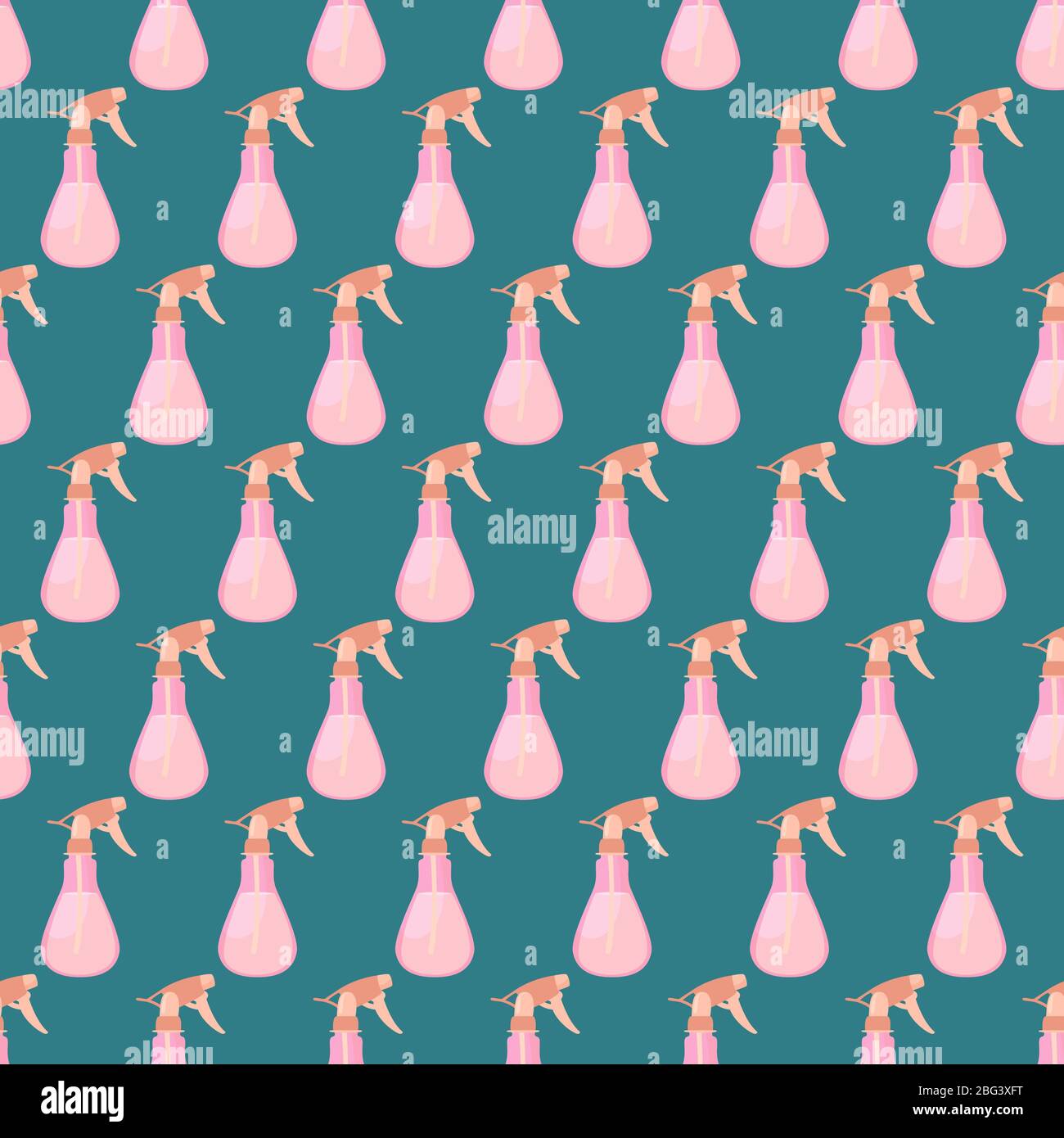 Cleaning bottle pattern, illustration, vector on white background Stock ...