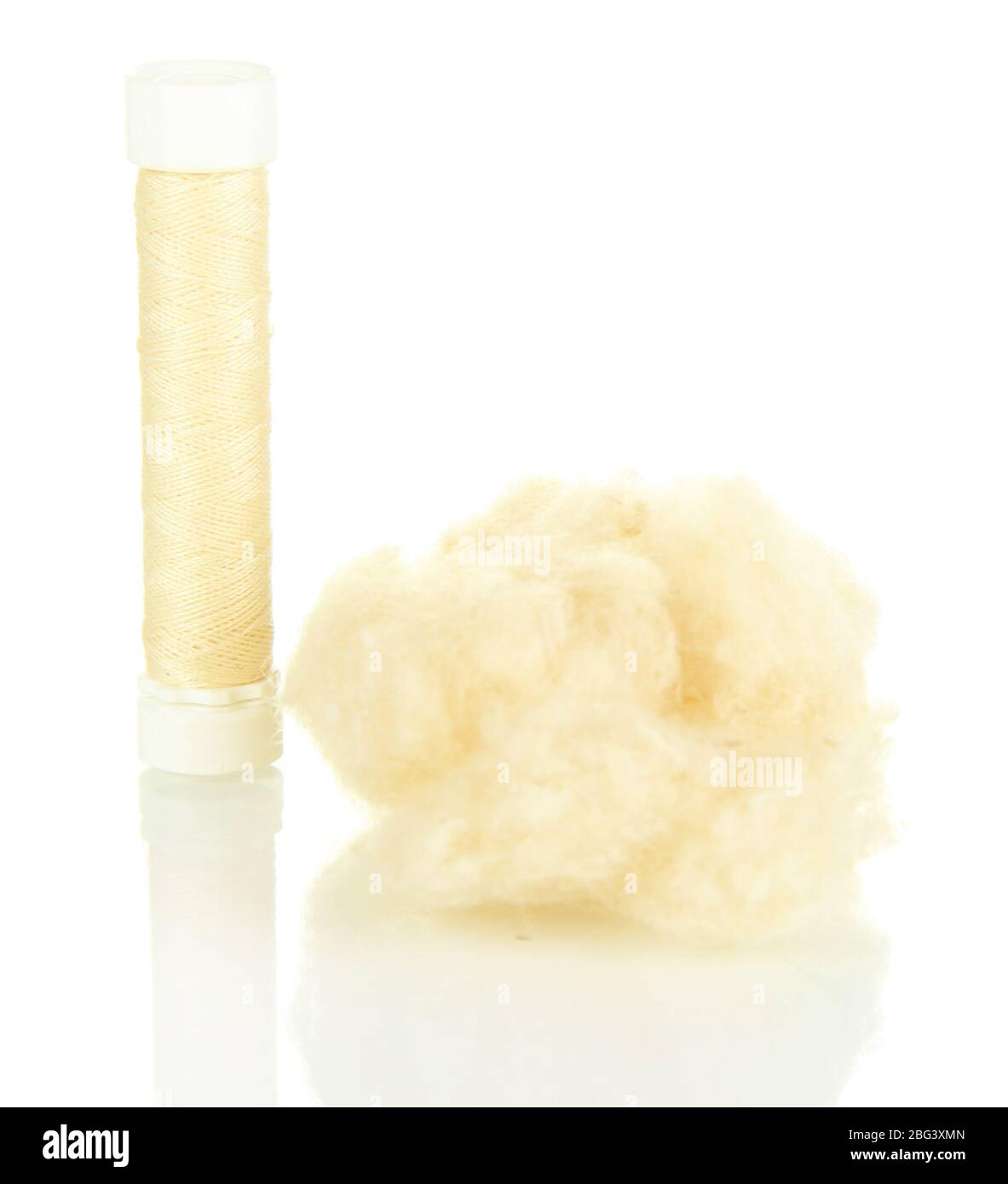 Silk thread isolated on white Stock Photo - Alamy