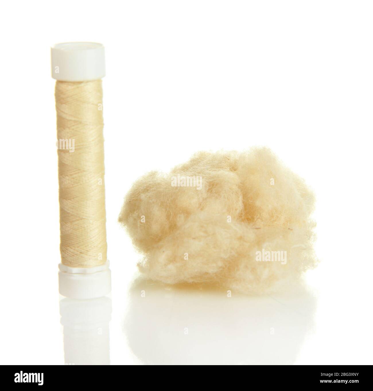 Silk thread isolated on white Stock Photo - Alamy