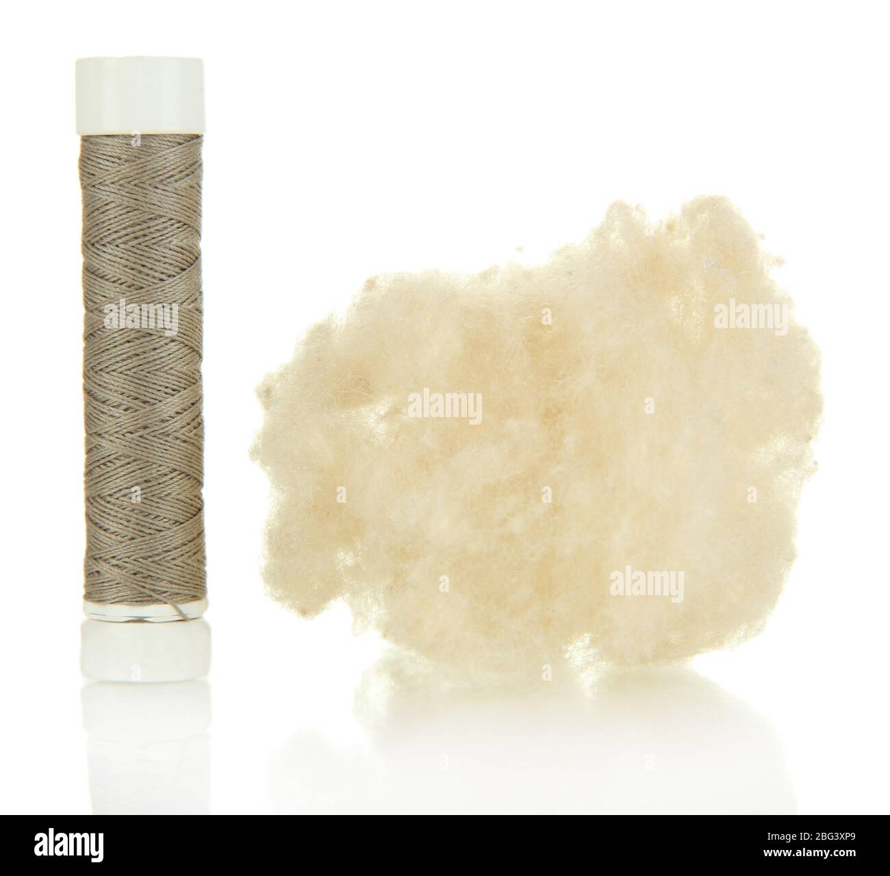 Silk thread isolated on white Stock Photo - Alamy