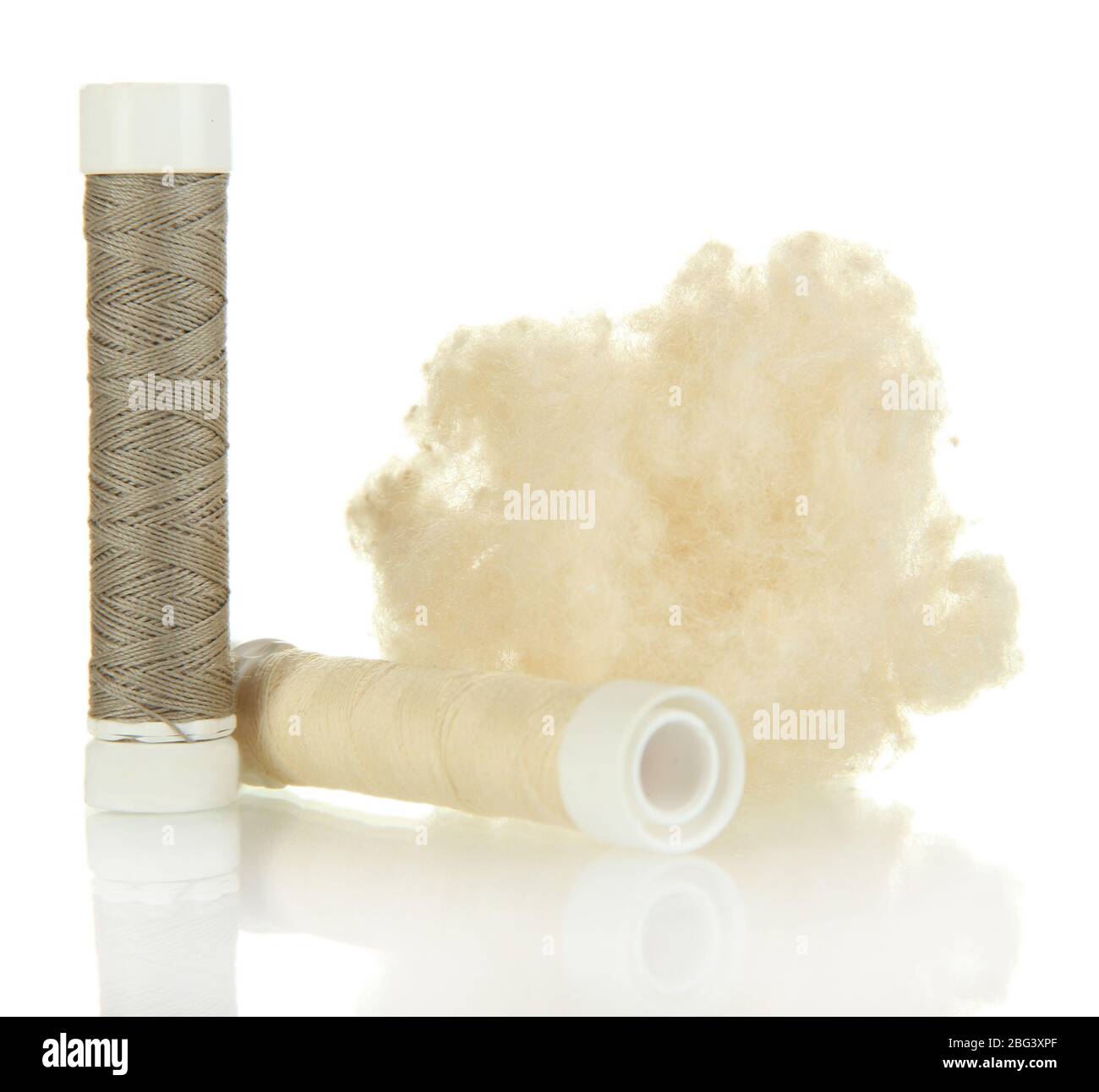 Silk thread isolated on white Stock Photo - Alamy