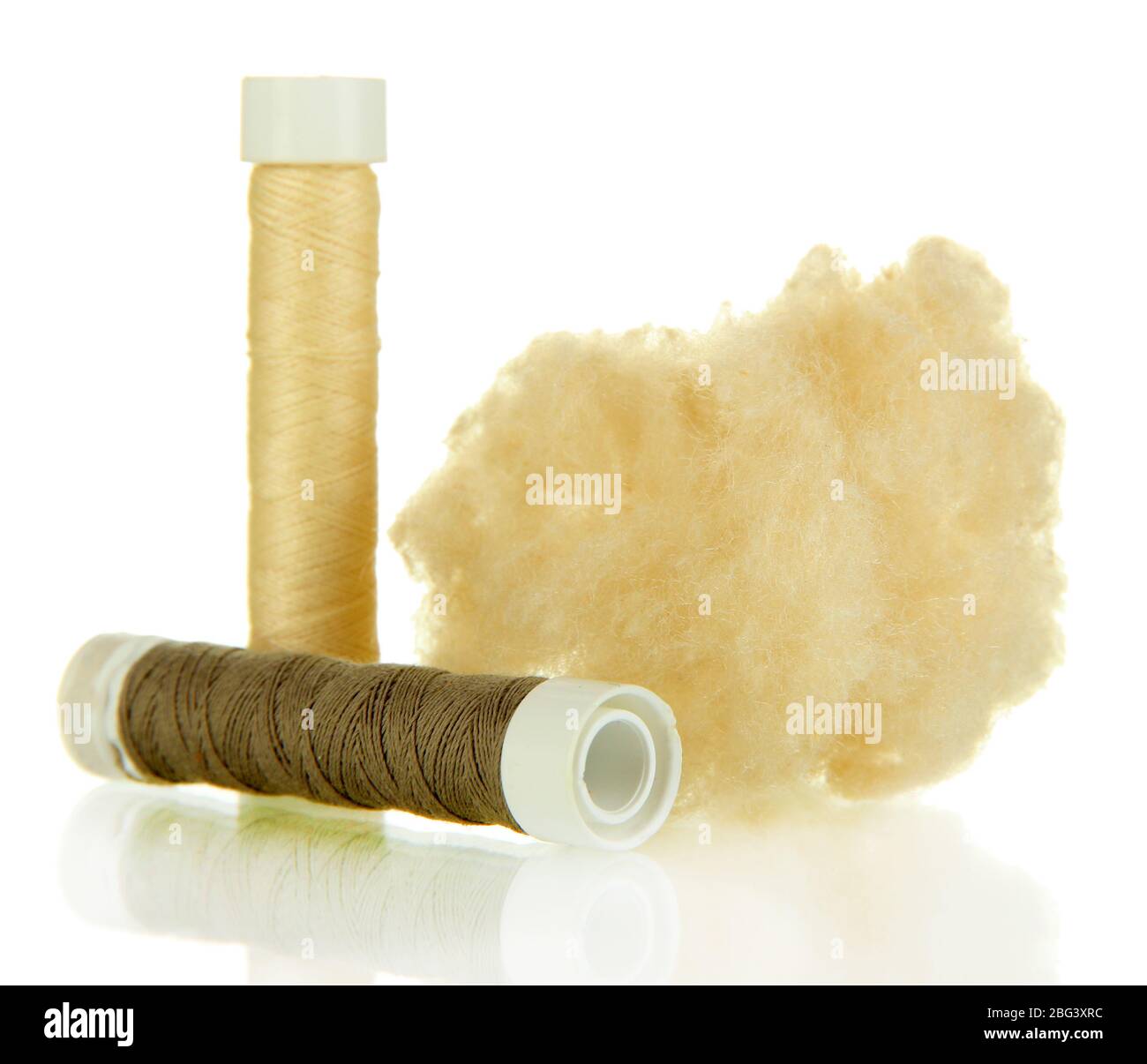 Silk thread isolated on white Stock Photo - Alamy