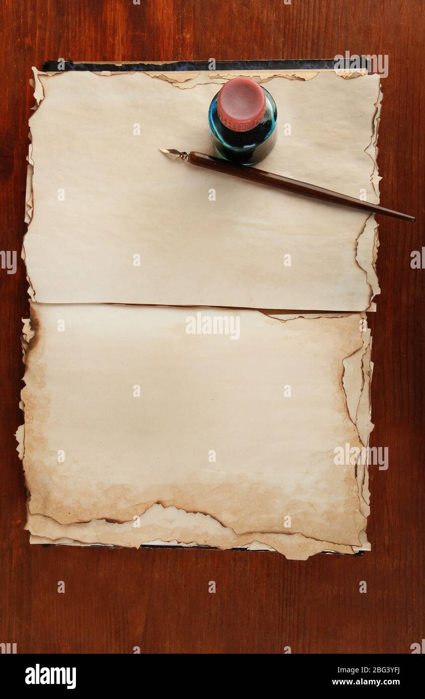 Open ink bottle hi-res stock photography and images - Alamy