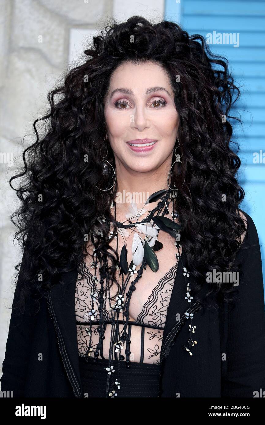 Cher attends the World Premiere of "Mamma Mia! Here We Go Again" at ...