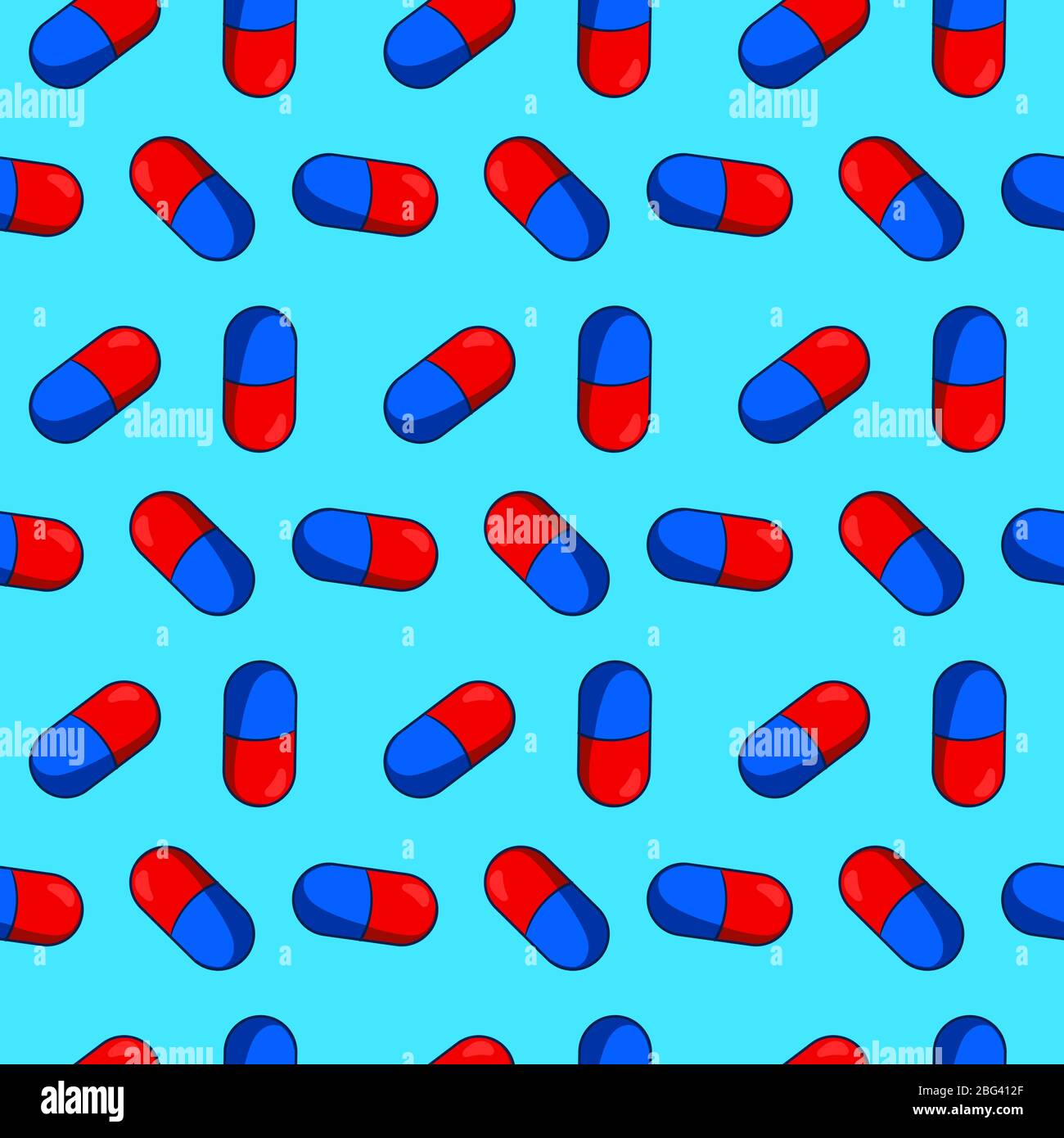 Capsule pills, illustration, vector on white background Stock Vector ...