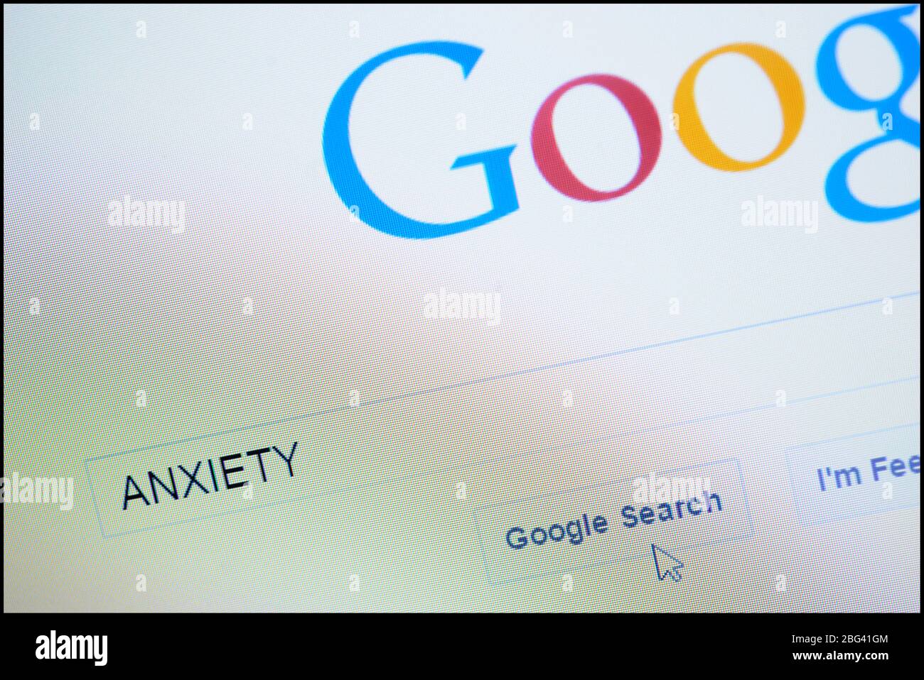Google health search hi-res stock photography and images - Alamy