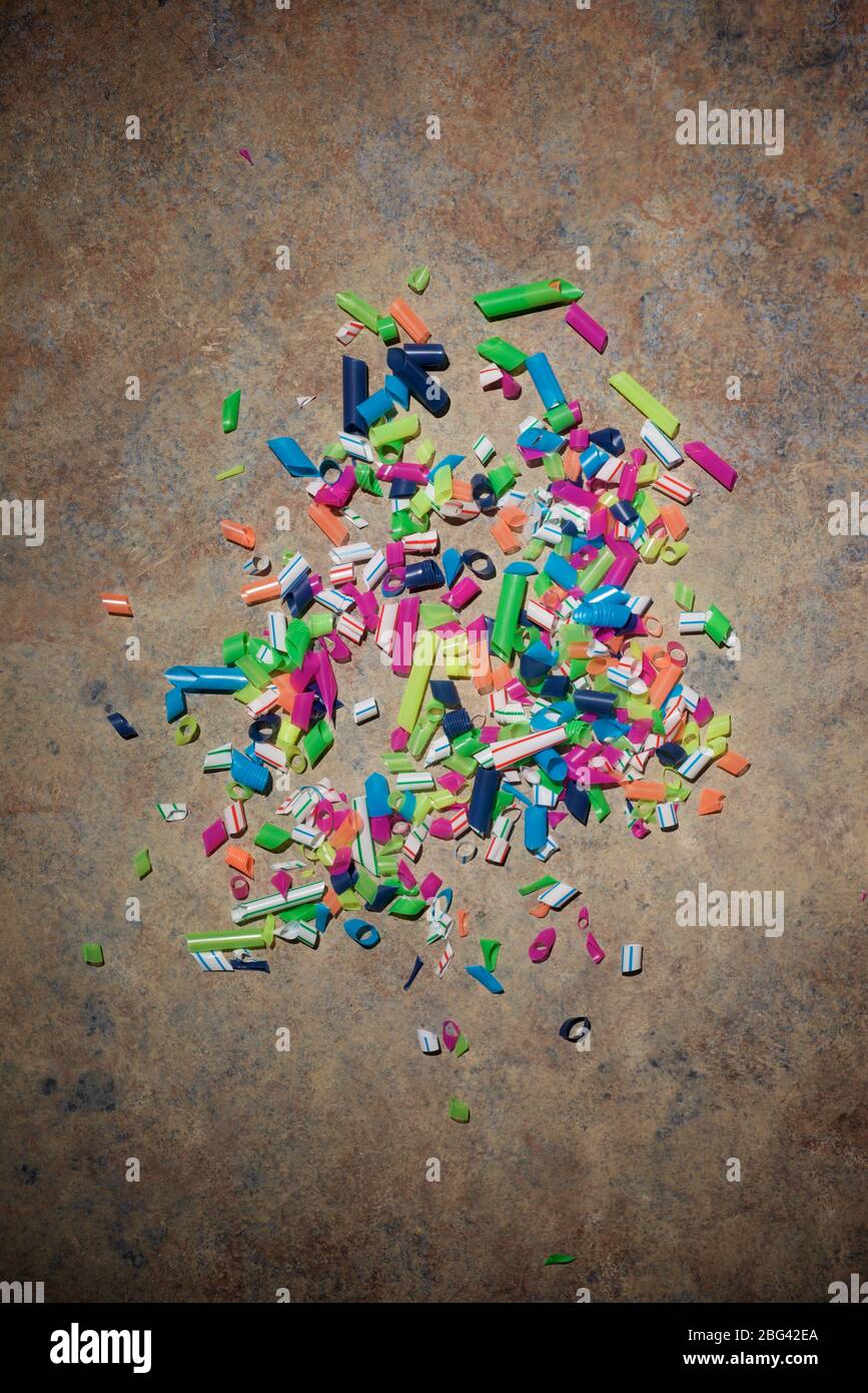 Plastic sea pollution bits hi-res stock photography and images - Alamy